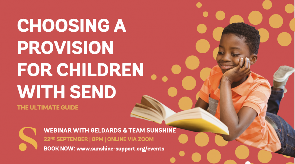 Choosing a Provision for your Child with SEND – Sunshine Support