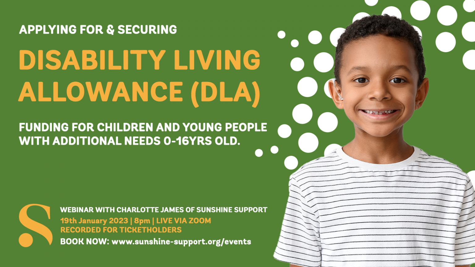 Events and Webinars – Sunshine Support