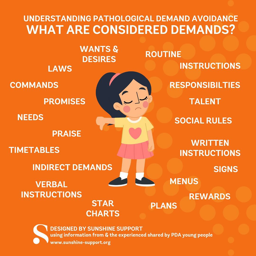 What is Pathological Demand Avoidance (PDA)? - Sunshine Support