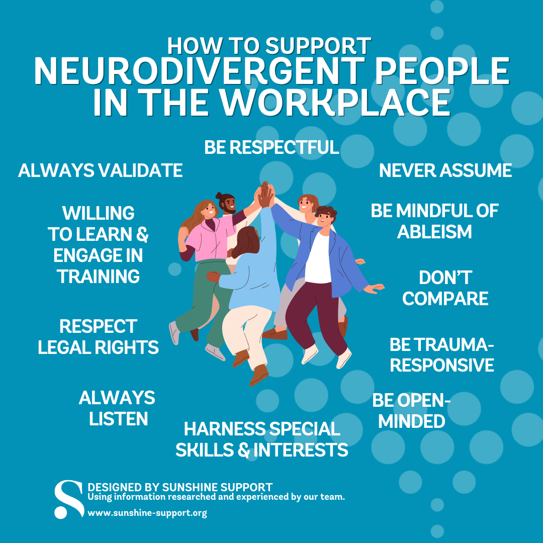 Supporting Neurodiversity in the Workplace - Sunshine Support