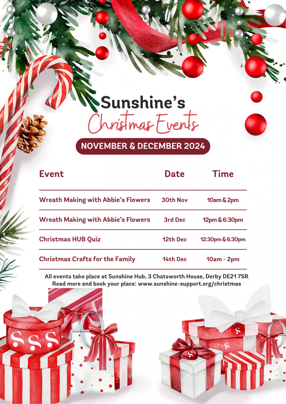 Christmas at Sunshine Support - Sunshine Support